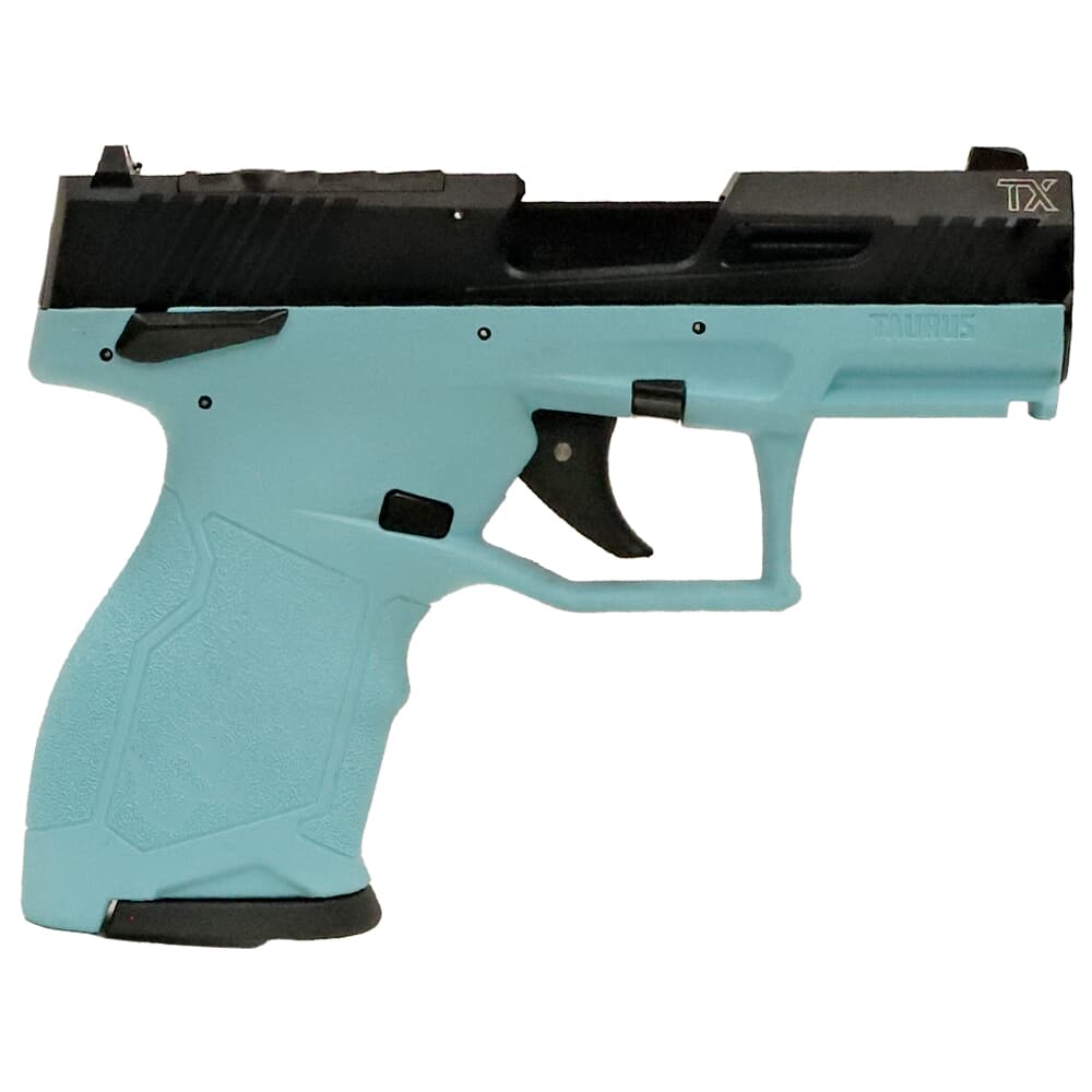 Taurus TX22 Compact .22 LR Cyan/Black 3.6" Pistol w/(2) 13rd Mags 1-TX22131C For Sale - EuroOptic