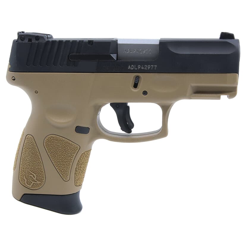 Taurus G2C 9mm Tan/Bk 3.26" BL Pistol w/(2)12rd Mags 1-G2C931-12T For ...
