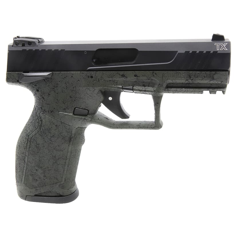 Taurus TX22 22LR 4" Green Splatter Black/Bk Pistol w/(2)10rd Mags 1 ...