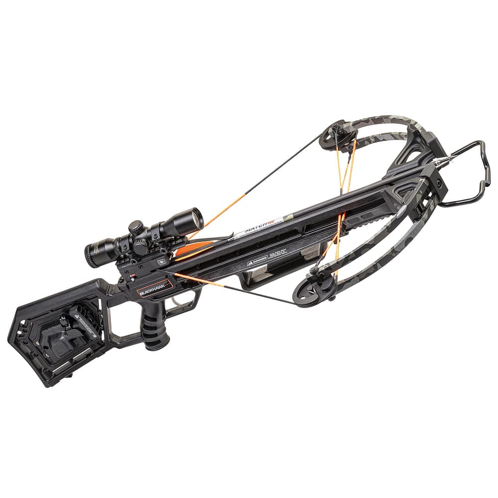 Wicked Ridge Blackhawk XT Peak Camo Crossbow w/ACUdraw 50 & Multi-Line ...