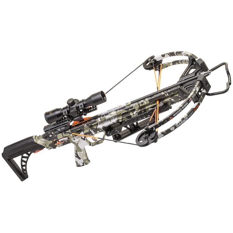 Wicked Ridge Raider 400 De-Cock Peak XT Crossbow w/Rope-Sled ...