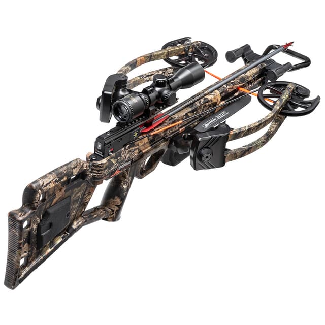 Wicked Ridge RDX 400 Crossbow w/Rope-Sled, Mulit-Line Scope, Mossy Oak ...