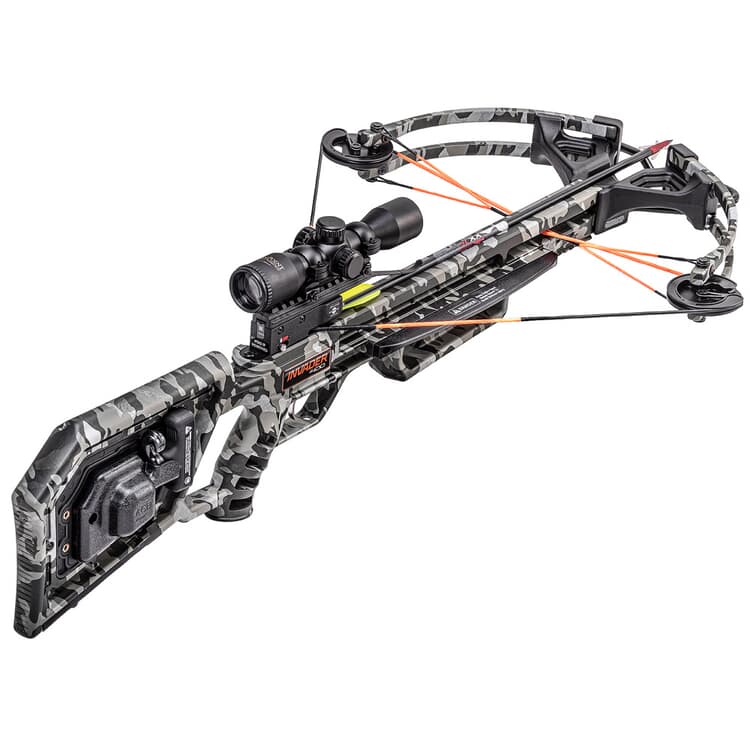 Wicked Ridge Invader 400 Crossbow w/ACUdraw, 50 Pro-View Scope, Peak ...