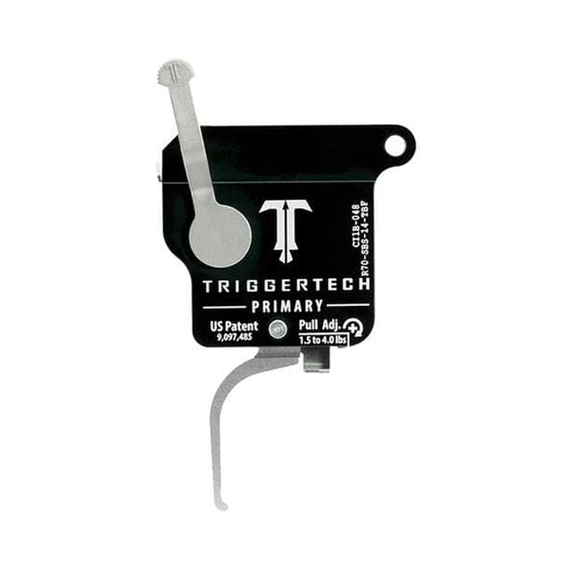 TriggerTech Rem 700 Factory Primary Flat SS/Blk Single Stage Trigger ...