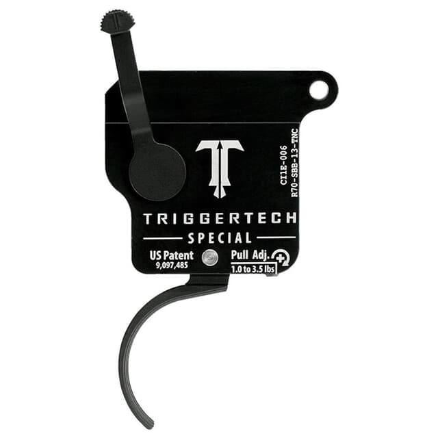 TriggerTech Rem 700 Clone Special Curved Clean Blk/Blk Single Stage ...