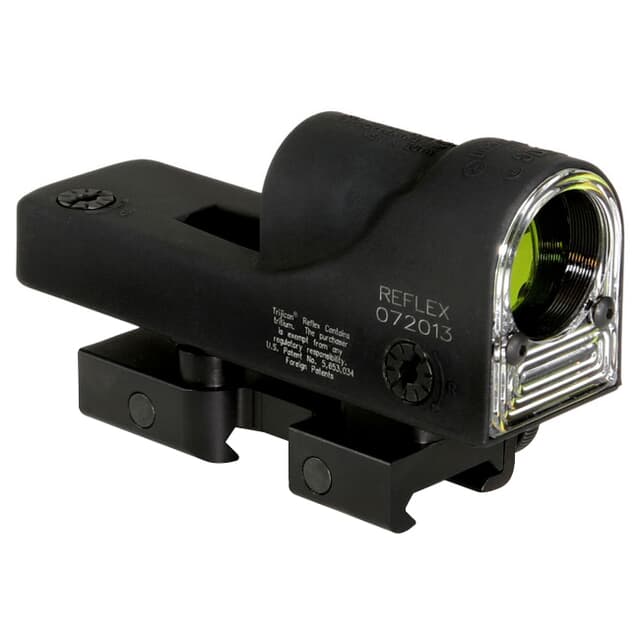 Trijicon 1x24 Reflex Amber 12.9 MOA Triangle w/ Flattop Mount RX06-14 ...