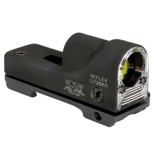 Trijicon 1x24 Reflex Amber 12.9 MOA Triangle w/ Throw Lever Mount RX06 ...