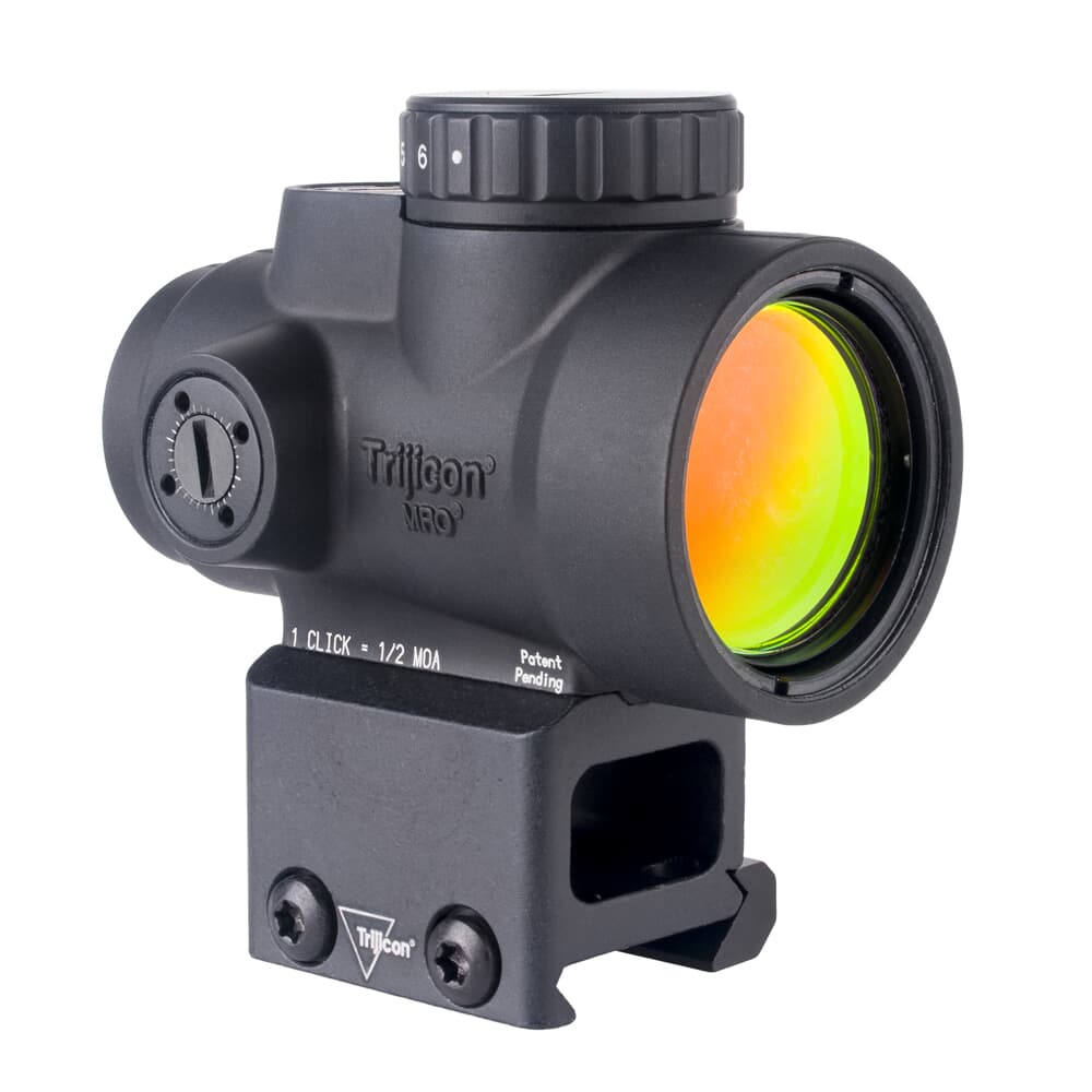 Trijicon MRO SD 1x25 Red Dot Sight w/ 2.0 MOA Adjustable Red Dot; Lower 1/3 Co-witness Mount ...