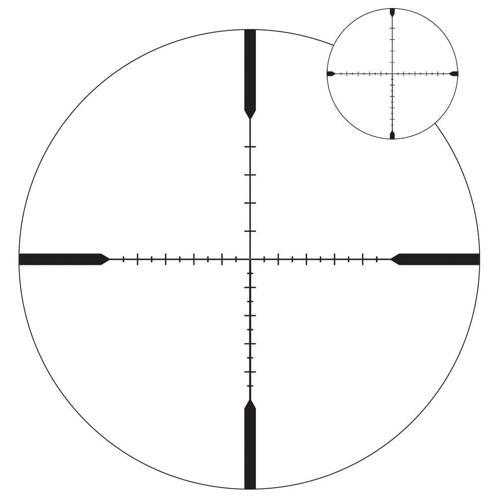Trijicon Tenmile 6-24x50 SFP w/ Red LED Dot MRAD - Gun Scopes at ...
