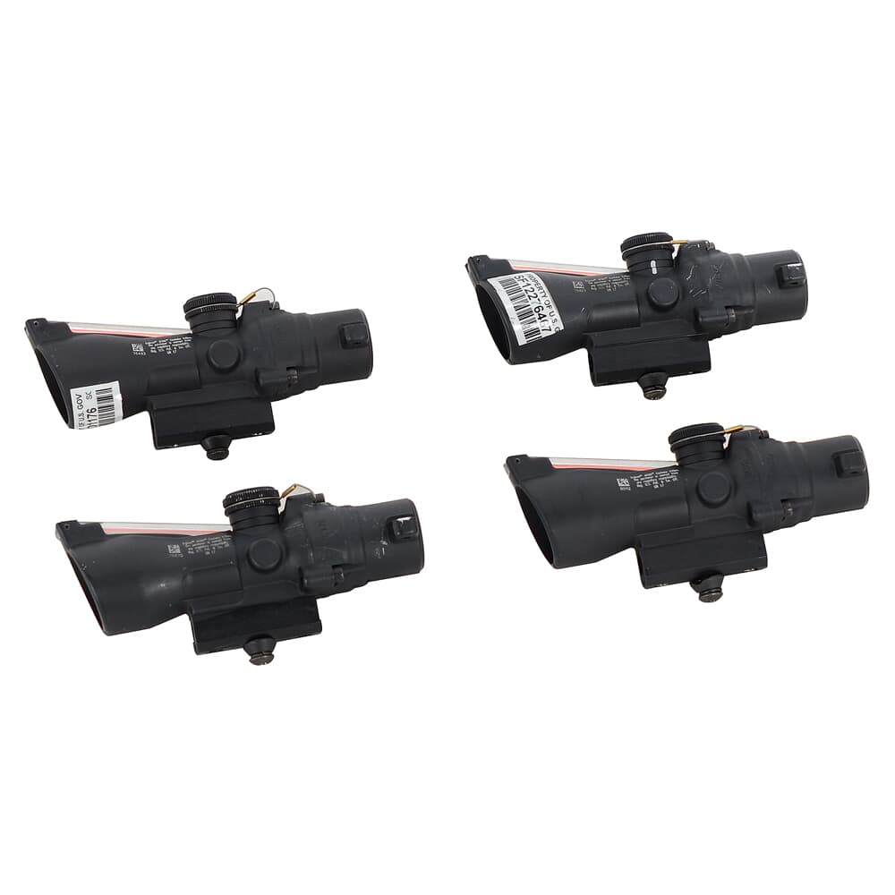 Trijicon 3x24 Compact ACOG Dual Illum Red Crosshair Ballistic Reticle ...