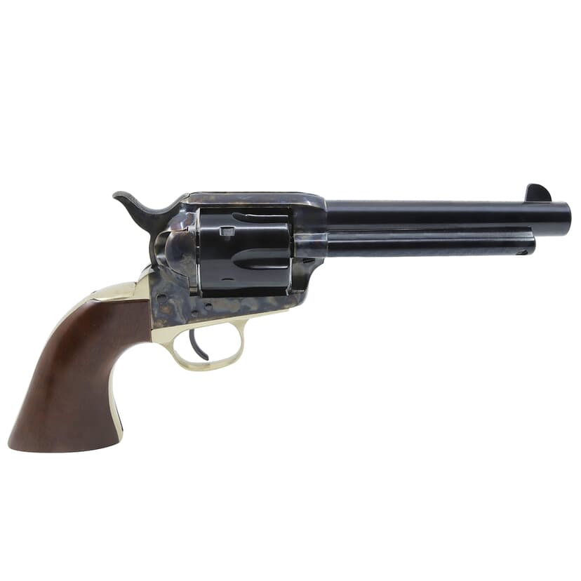 Uberti 1873 Cattleman II .45 Colt Case-Hardened w/Brass Backstrap/Trigger Guard and Retractable ...