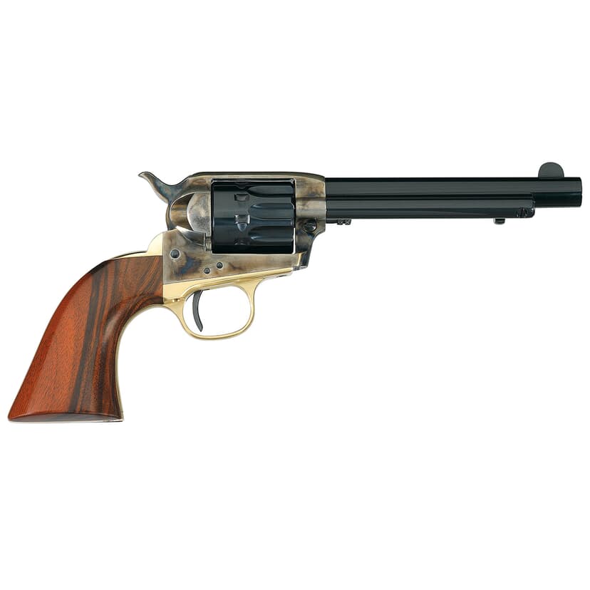 Uberti 1873 Stallion Brass NM .22 LR 5.5" Bbl C/H Frame Brass B/S & TG 10rd Revolver 349883 For ...