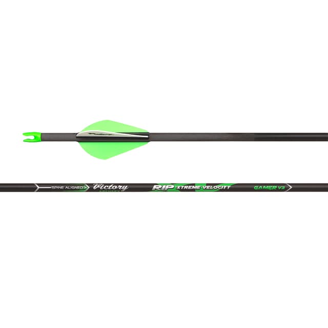 Victory Archery RIP XV Gamer 500 Xtreme Velocity GPI: 5.1 Fletched ...