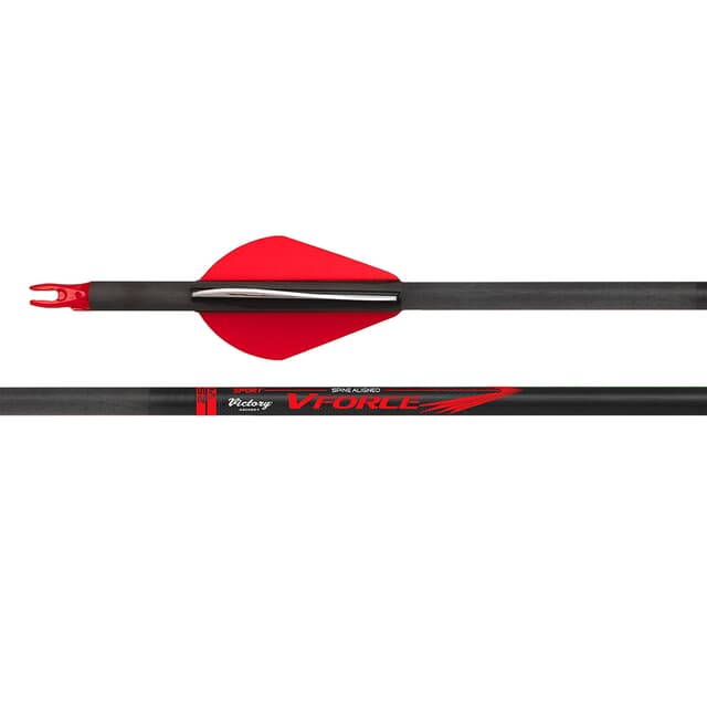 Victory Archery VForce Sport 400 GPI: 8.2 Fletched Arrow 6pk VFS-400FQ ...